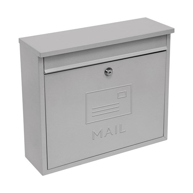 Elegance Wall Galvanised Steel Mail Box-Silver – DK Wholesale Ltd