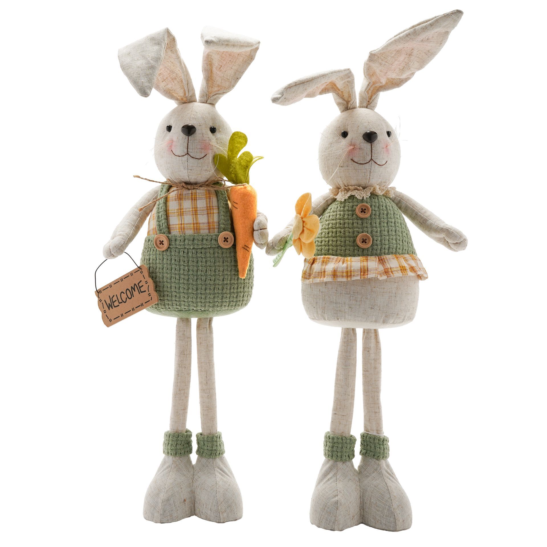 **ASTD MULTI 2** Eggs-traordinary Gifting Company Boy & Girl Bunny Wit ...
