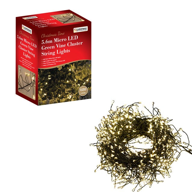 8M 680 Micro LED Green Cluster String Lights-WW – DK Wholesale Ltd