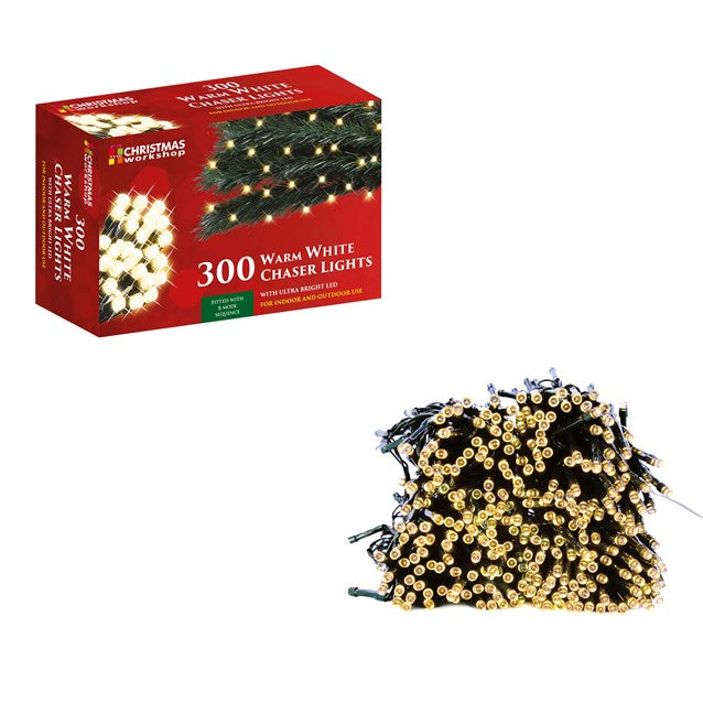 300 LED Warm White Chaser Lights (Carton of 6) – DK Wholesale Ltd