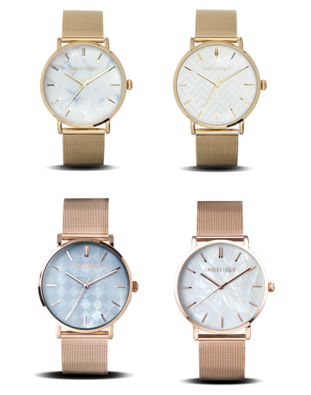 Angelique Ladies Fashion Dial Stainless Steel Bracelet Watch Available ...