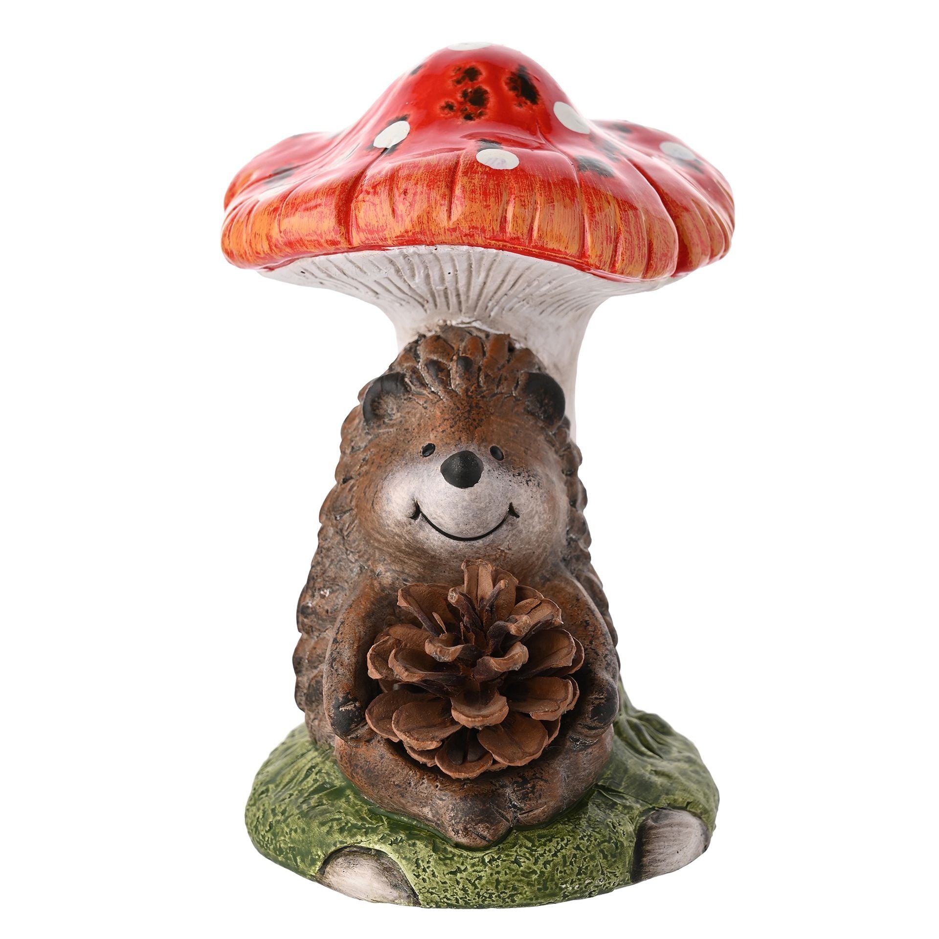 Country Living Hedgehog Holding A Pinecone On A Toadstool – DK ...