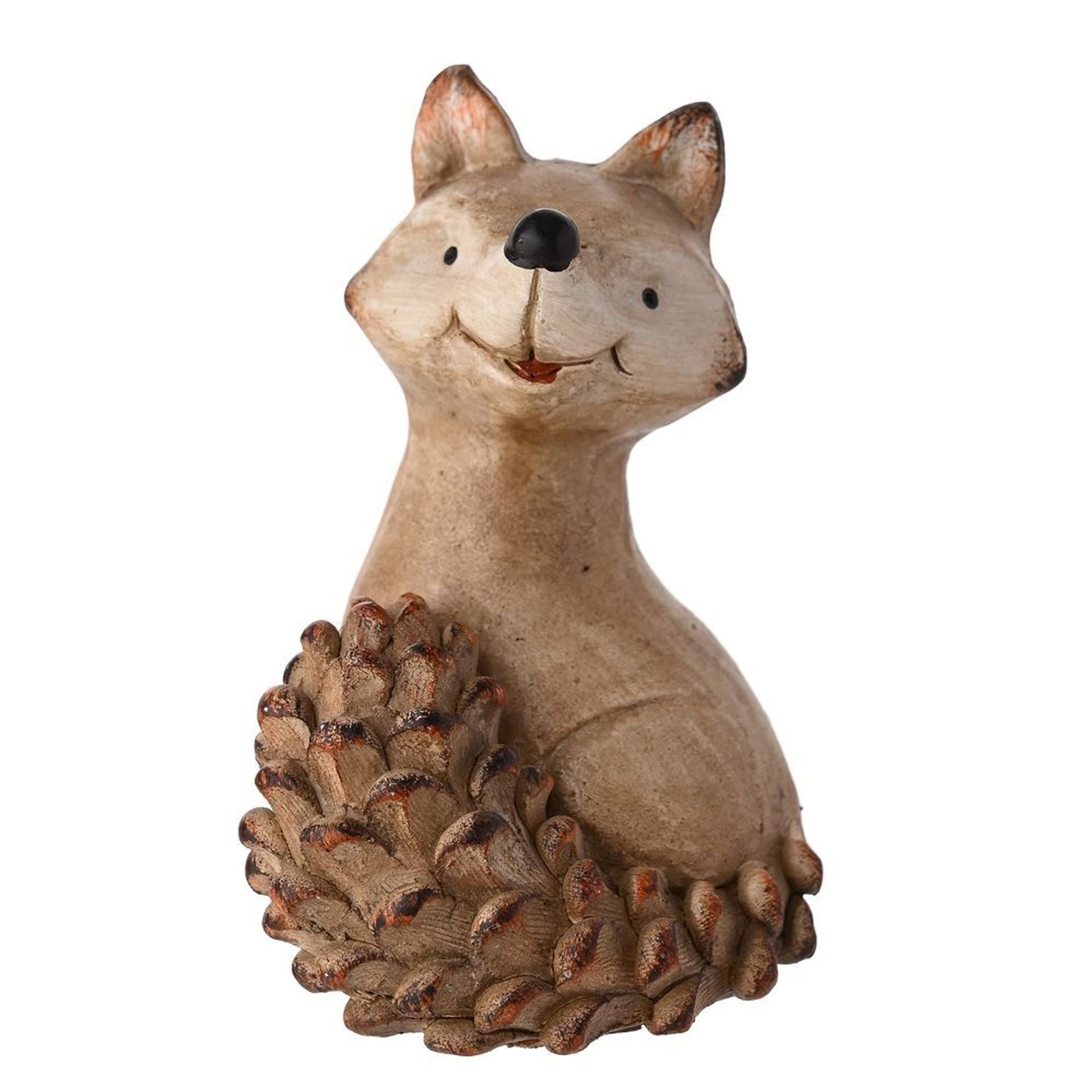 Country Living Wood Effect Resin Fox - Small – DK Wholesale Ltd