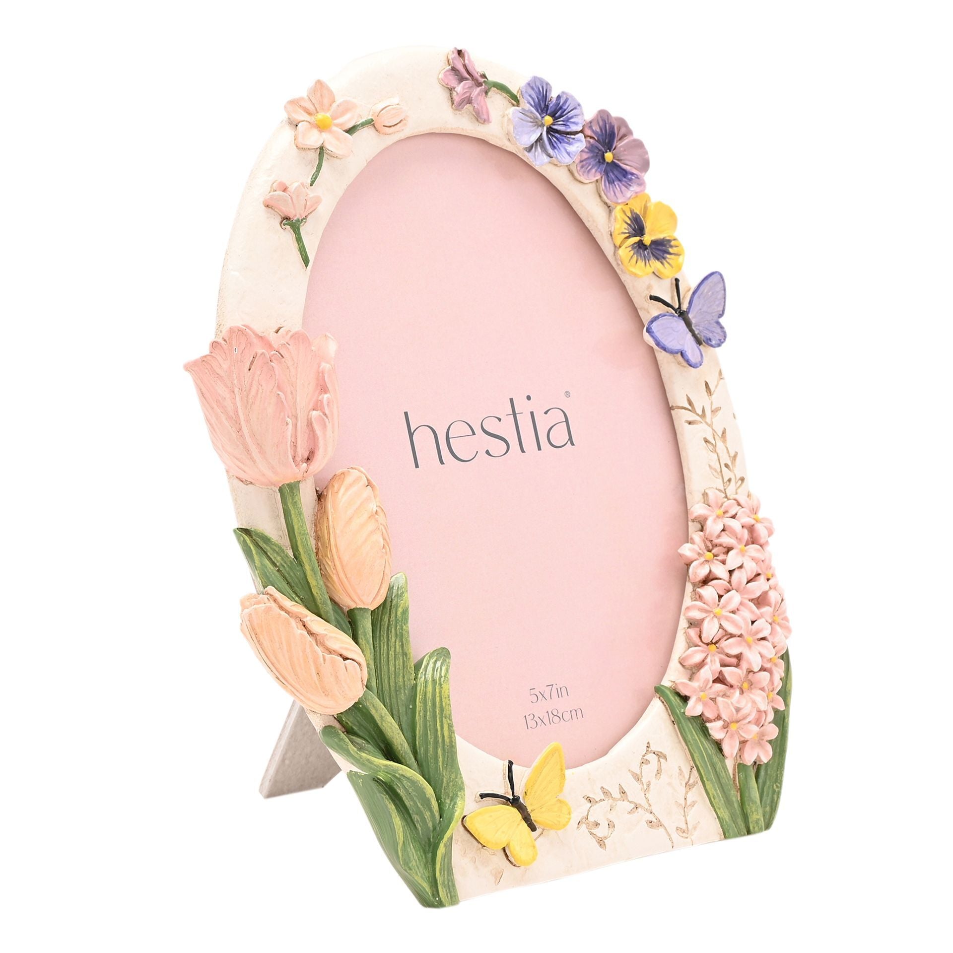 Hestia Tulip Design Resin Photo Frame 5" x 7" – DK Wholesale Ltd