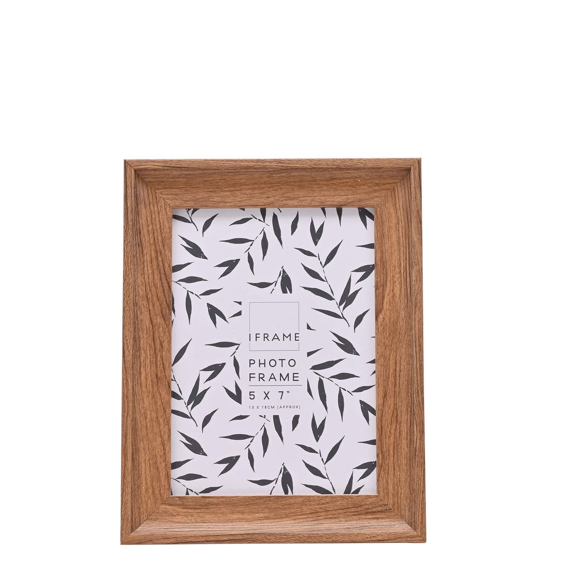 **MULTI 4** iFrame Dark Wood Effect Frame 5" x 7" (Carton of 48) – DK ...