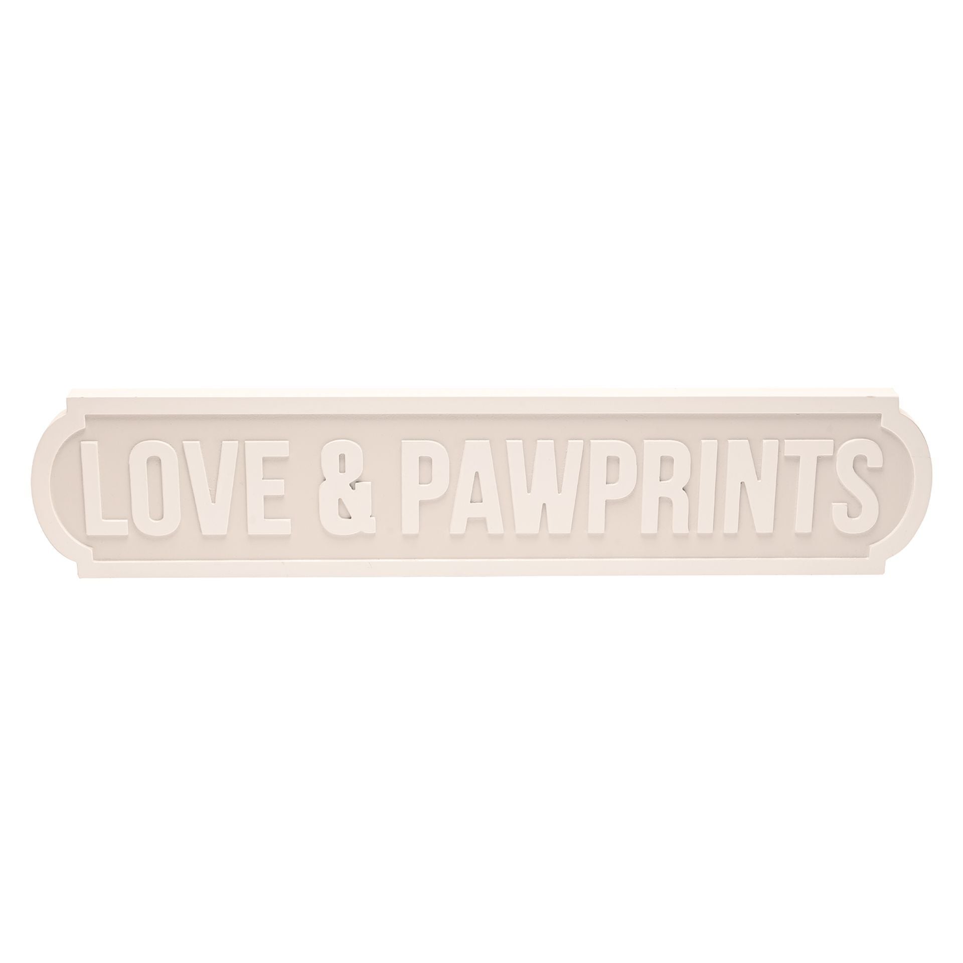 **MULTI 3** Love Life Street Sign 60cms - Love & Pawprints (Carton of ...
