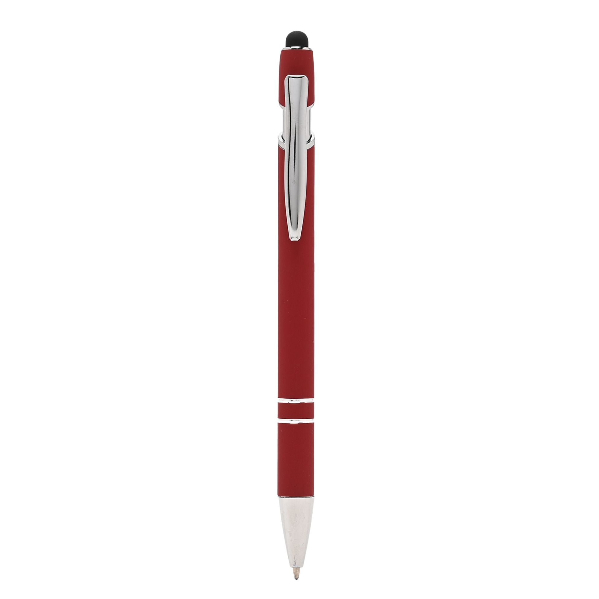 **MULTI 12** Stratton Metal Pen & Stylus - Red & Silver – DK Wholesale Ltd