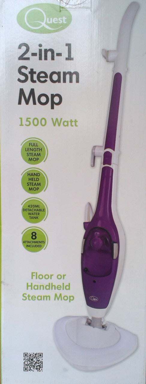 Quest 2 in 1 1500w Steam Cleaner – DK Wholesale Ltd