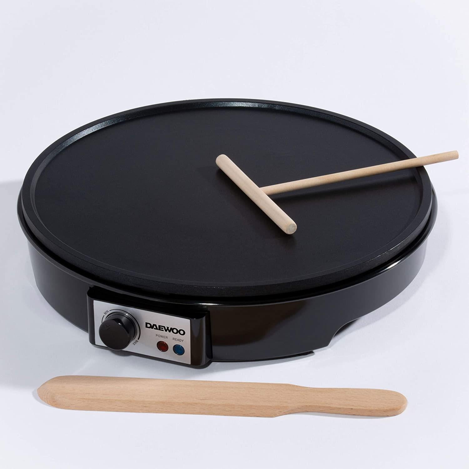 Daewoo 1000W 12 Inch Electric Crepe Maker – DK Wholesale Ltd