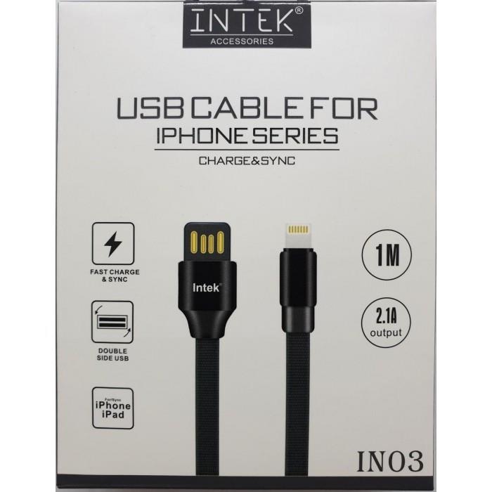 Intek USB Cable for iPhone Series 1.0mt – DK Wholesale Ltd
